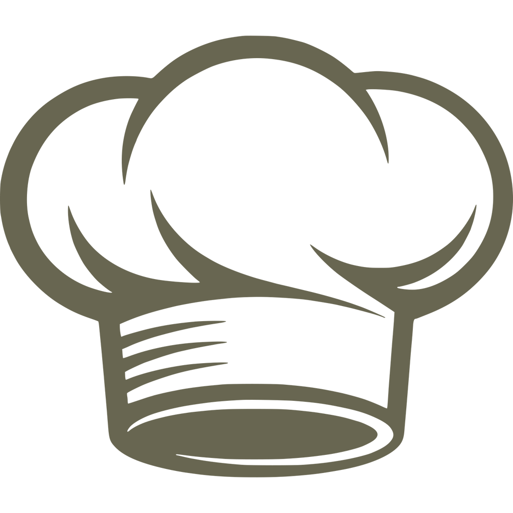 Chef Hat Delrin Leather Stamp