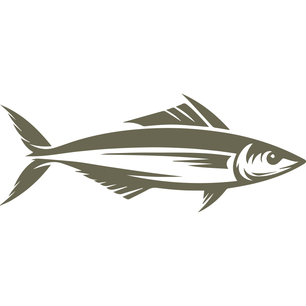 Sardine Fish Delrin Leather Stamp