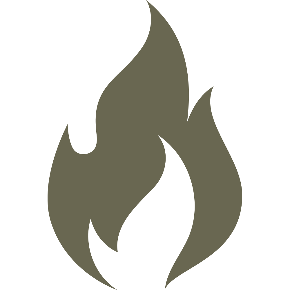 Fire Delrin Leather Stamp