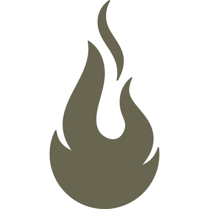 Fire Delrin Leather Stamp