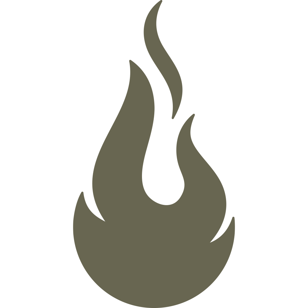 Fire Delrin Leather Stamp