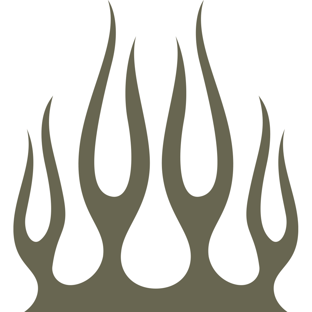 Fire Delrin Leather Stamp