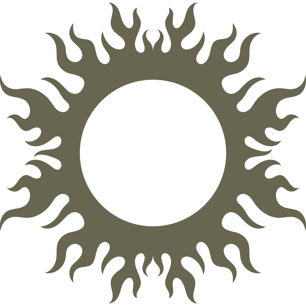 Fire Ring Delrin Leather Stamp