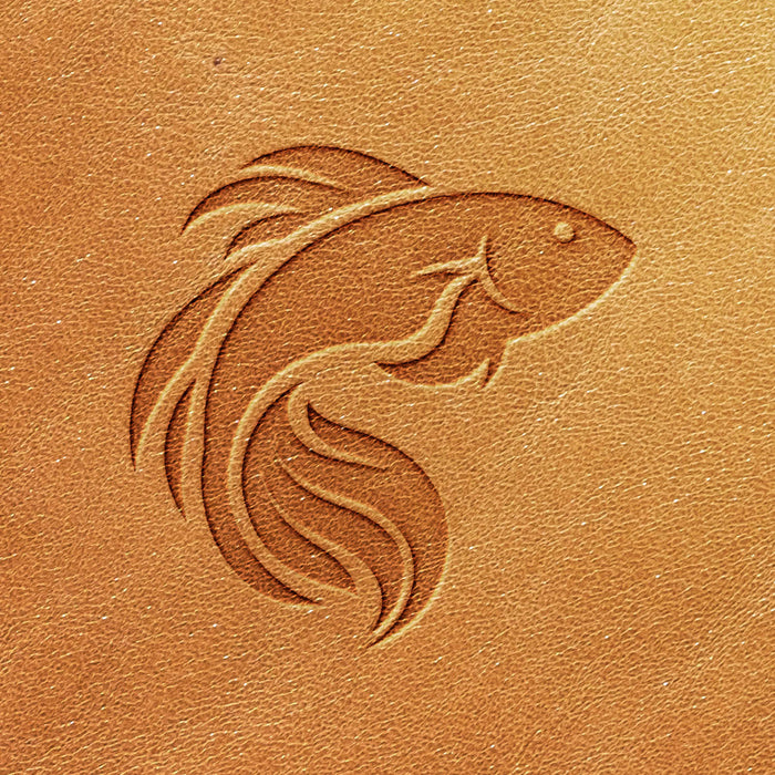 Fish Delrin Leather Stamp