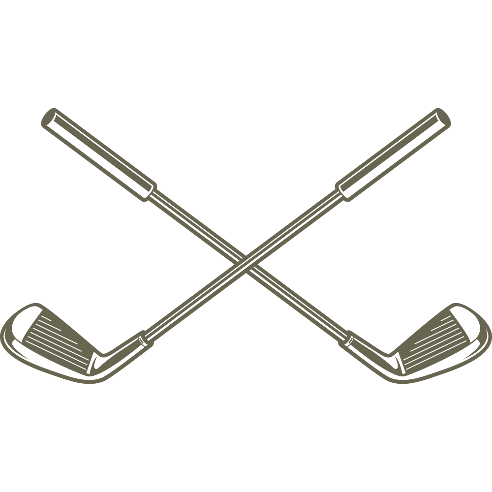 Golf Clubs Delrin Leather Stamp
