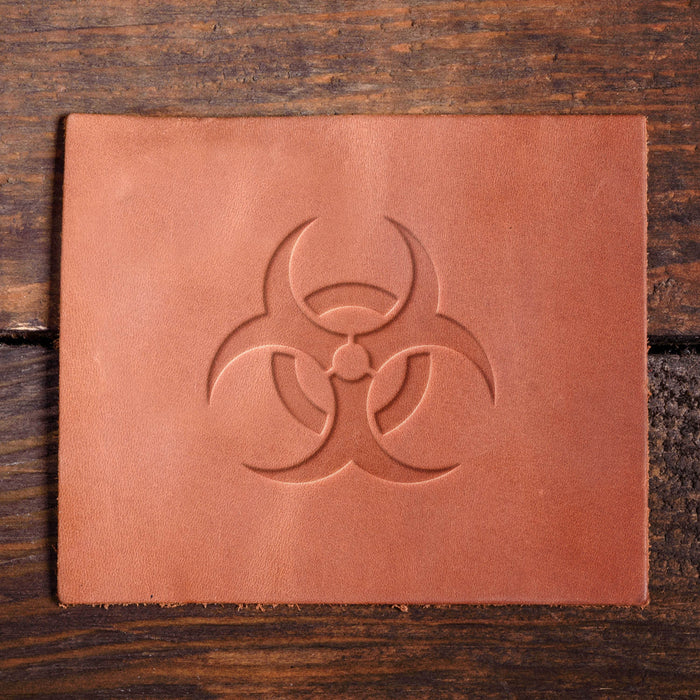 Hazmat Icon Delrin Leather Stamp