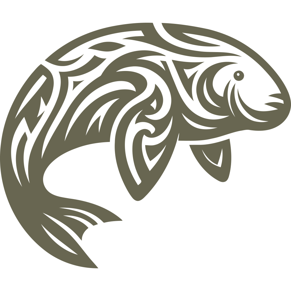 Manatee Delrin Leather Stamp
