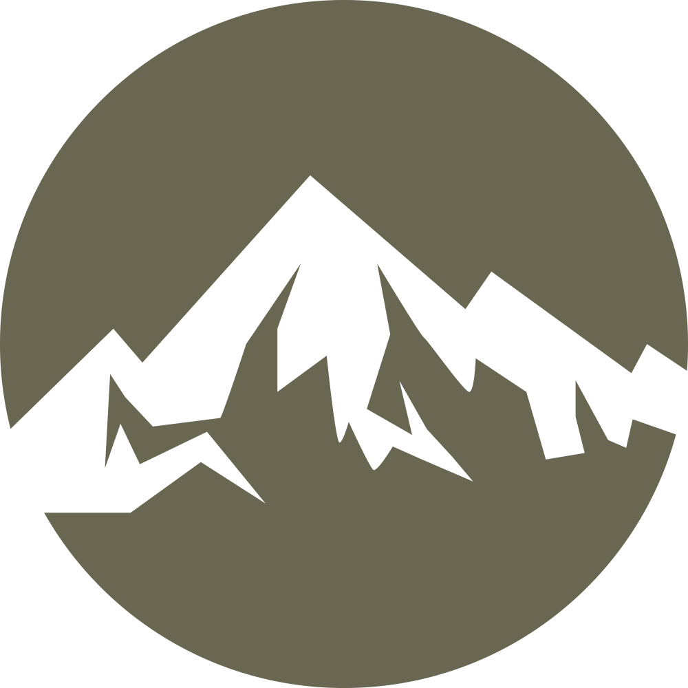 Mountain Delrin Leather Stamp