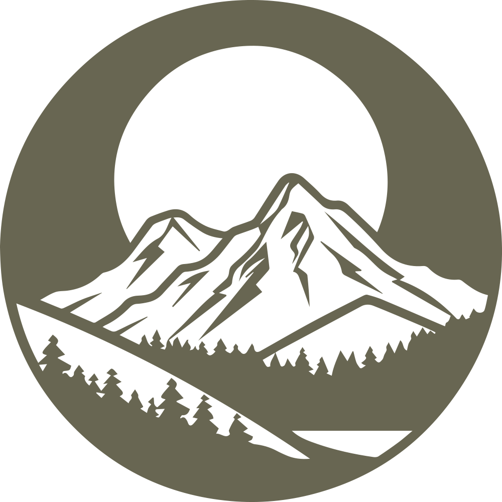 Mountain Delrin Leather Stamp