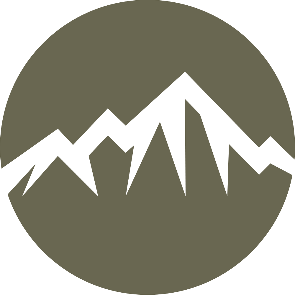 Mountain Delrin Leather Stamp