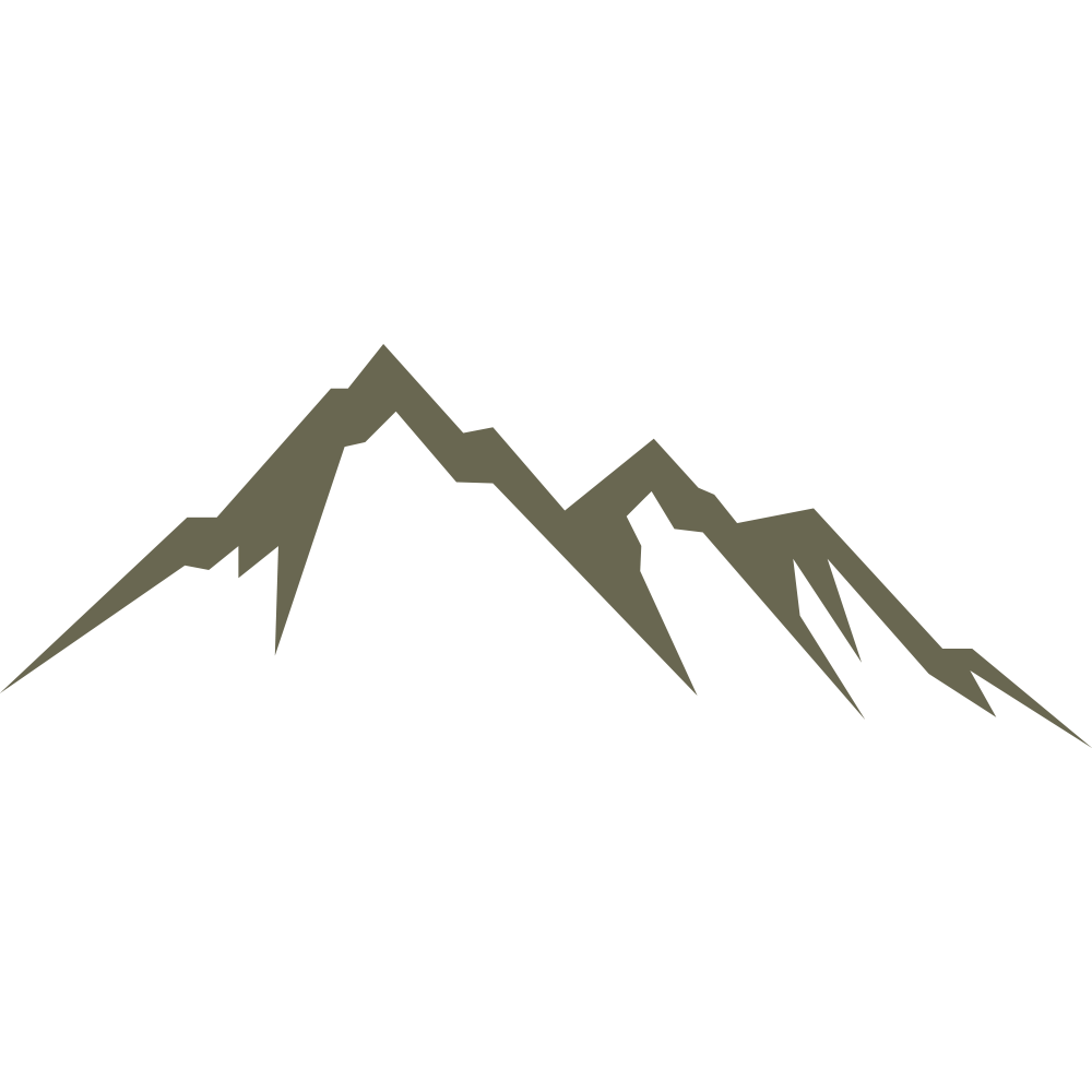 Mountain Delrin Leather Stamp