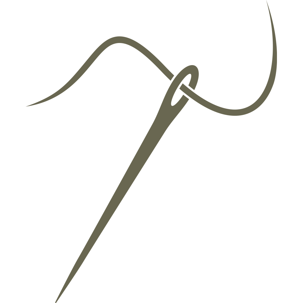 Needle and Thread Delrin Leather Stamp