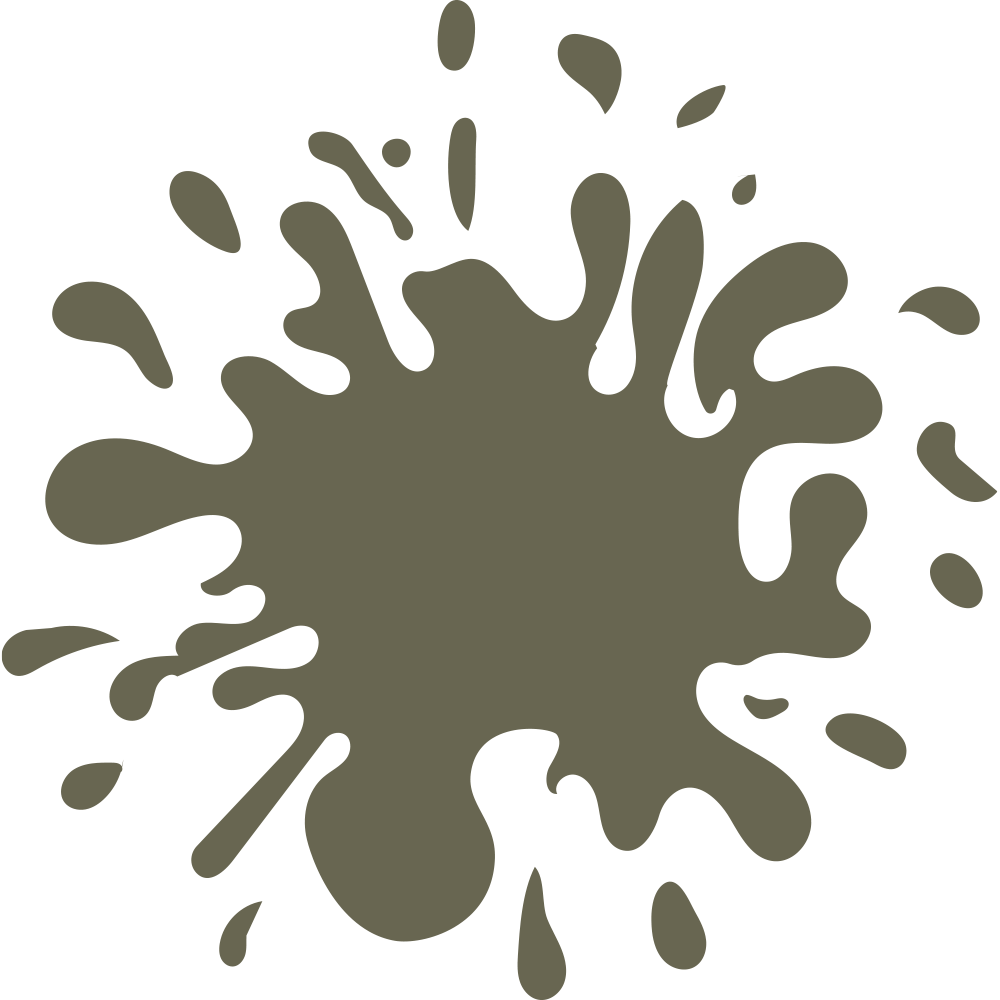 Paint Splatter Delrin Leather Stamp