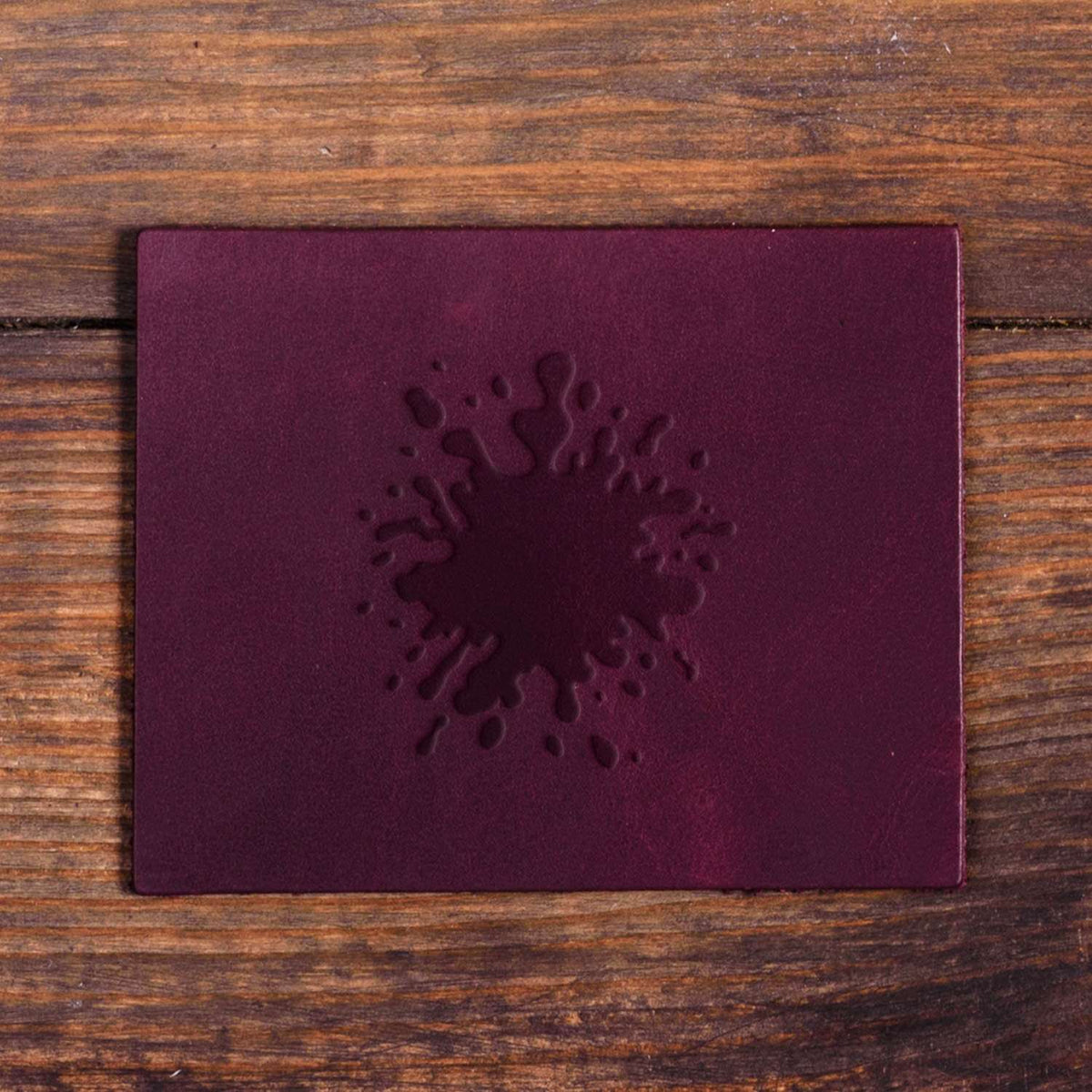 Paint Splatter Delrin Leather Stamp