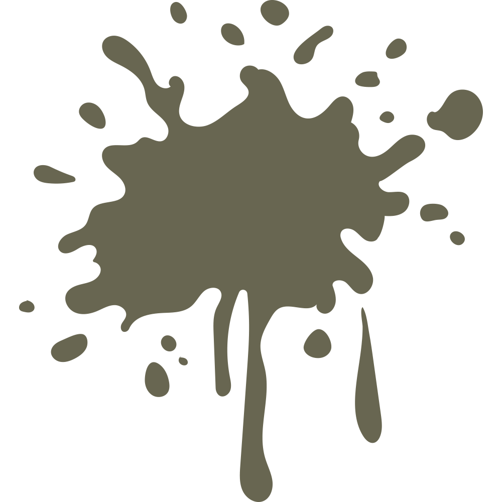 Paint Splatter Delrin Leather Stamp