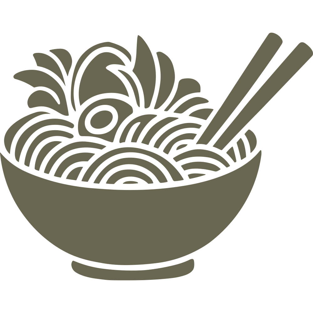 Ramen Noodles Delrin Leather Stamp