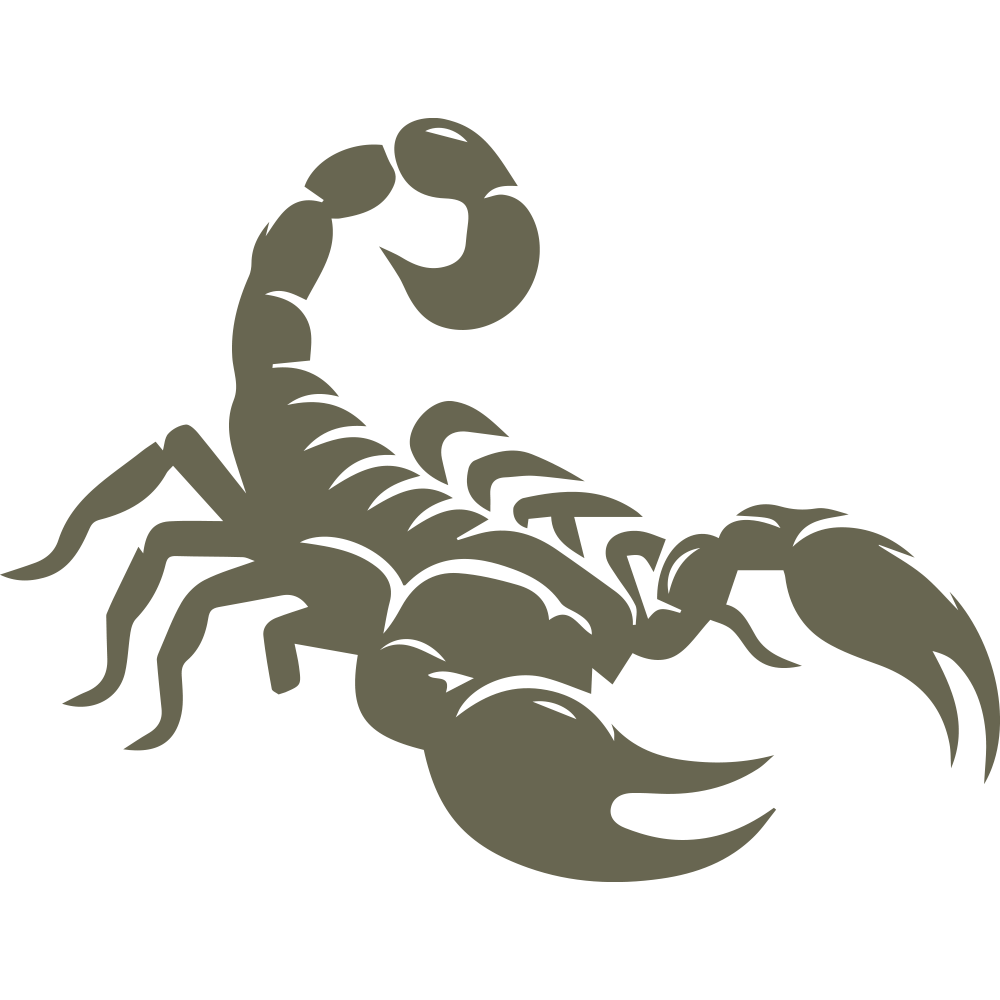 Scorpion Delrin Leather Stamp