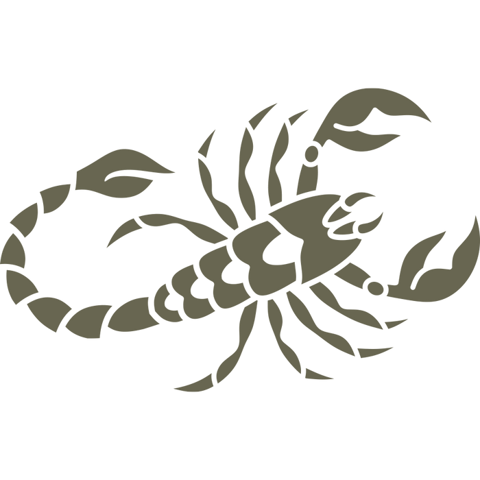 Scorpion Delrin Leather Stamp