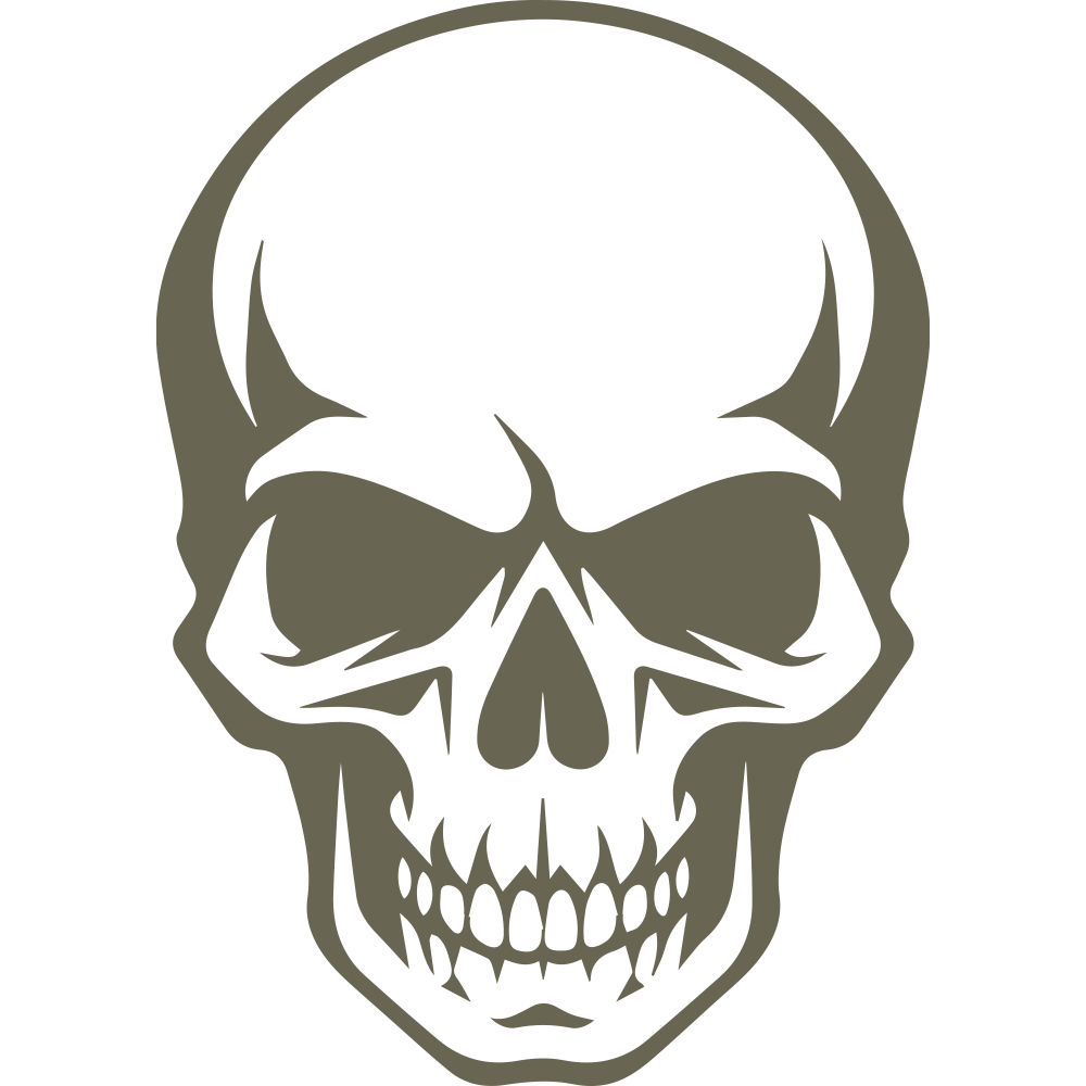 Skull Delrin Leather Stamp